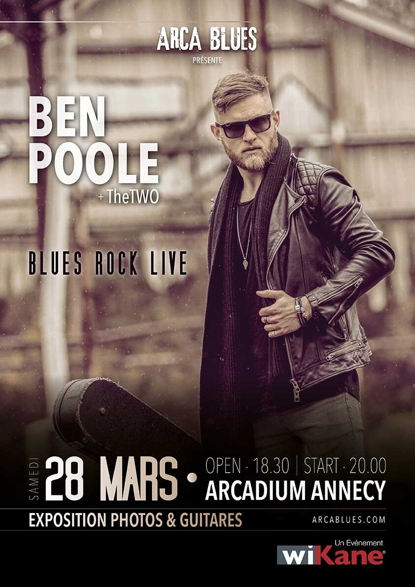 BEN POOLE | Musique - Rock | 28 mars 2020 à ANNECY