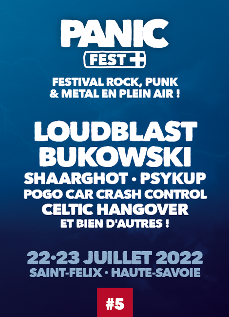 PANIC FEST #5 | Musique - Rock | 22 juillet 2022 à SAINT FELIX