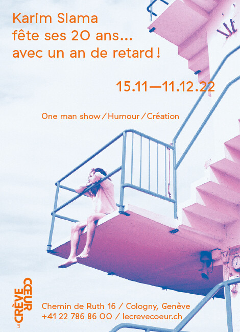 Karim Slama fête ses 20 ans… avec un an de retard ! | Spectacle - Humour | 15 novembre 2022 à ...