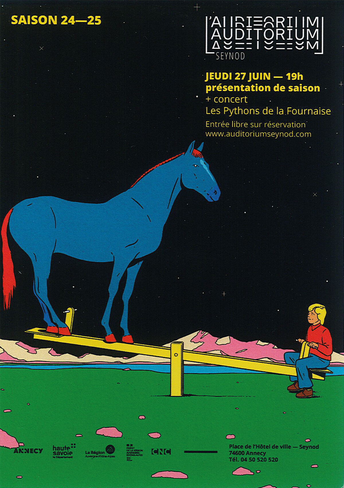 Présentation de Saison 24-25 + Concert Les Pythons de la Fournaise ...